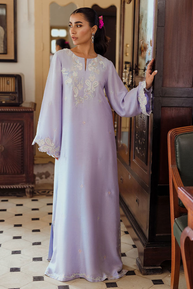 Layan with Fine Embroidery | Ansab Jahangir